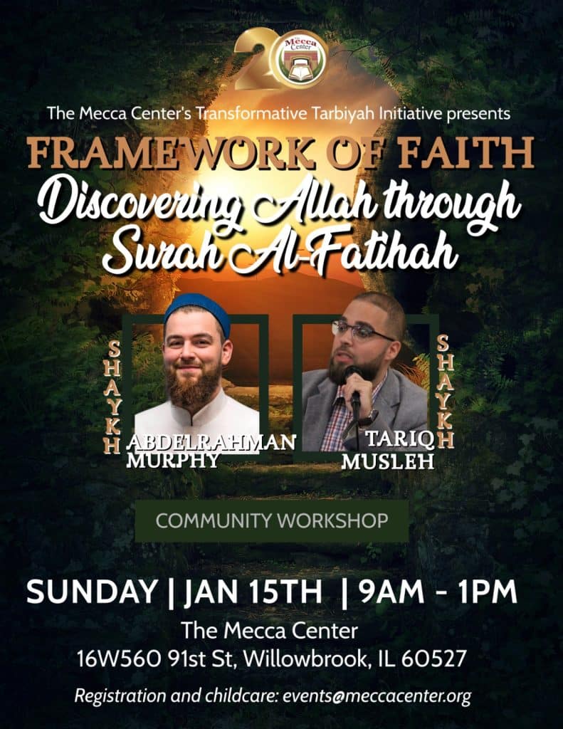 TTI – Framework of Faith – Community Workshop – The Mecca Center