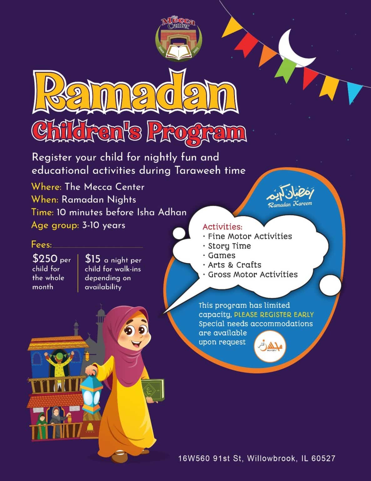 Ramadan Children’s Program – The Mecca Center