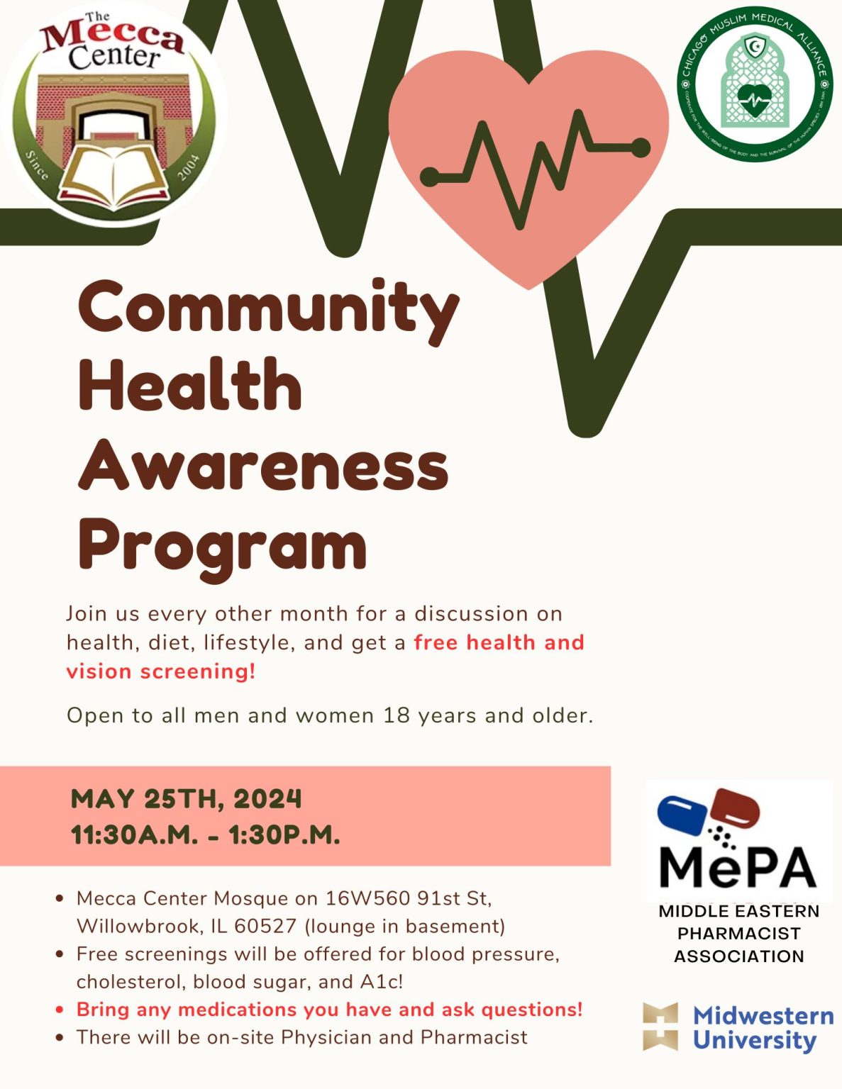 Community Health Awareness Program – The Mecca Center