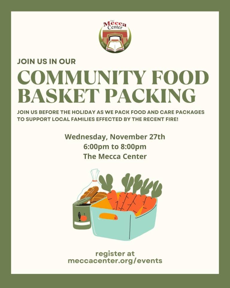 Community Food Basket Packing – The Mecca Center